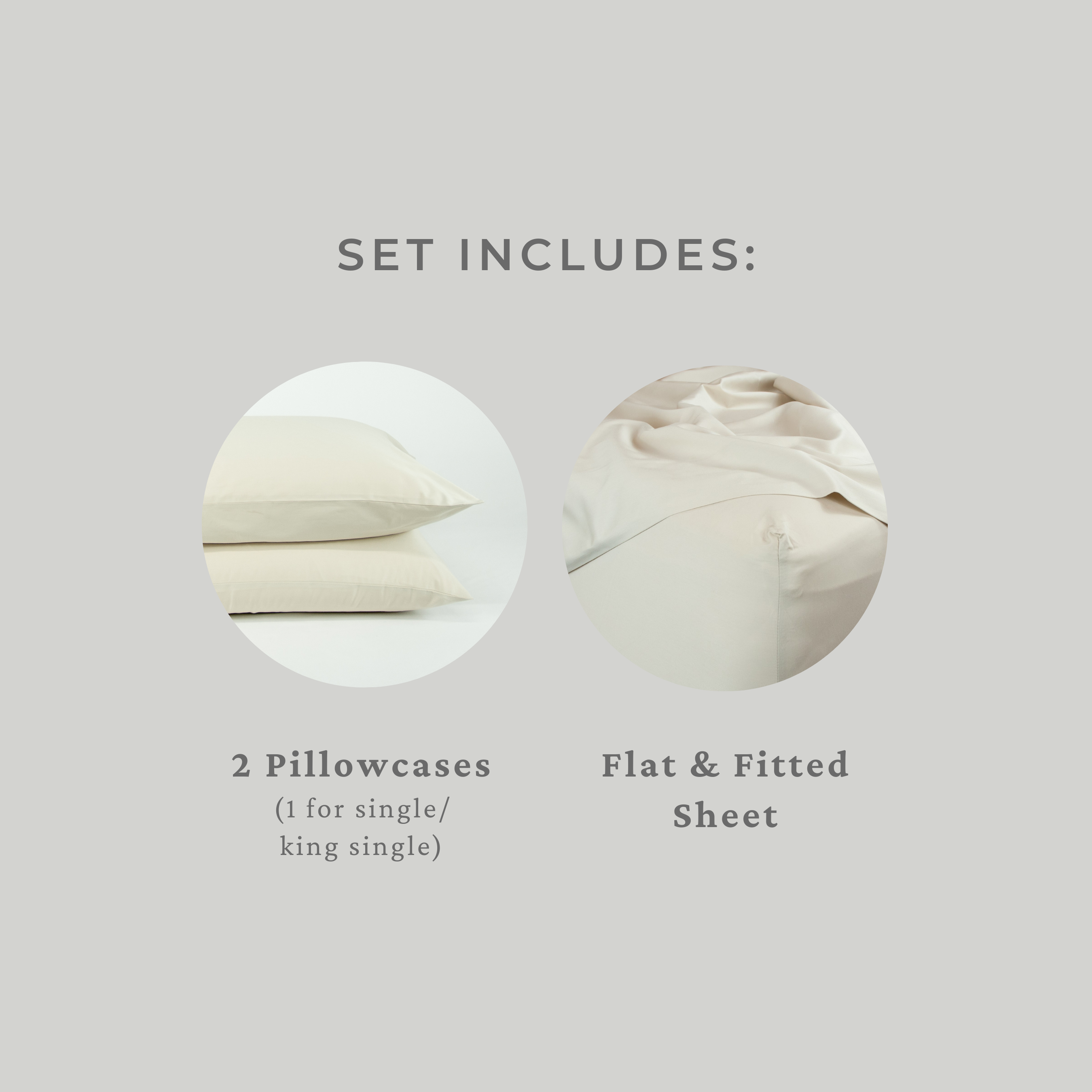 Egg Shell White Sheet Sets | 100% Cotton | Coco & Henry